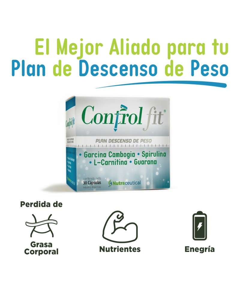 CONTROL FIT - Plan Descenso de Peso x 30 Comprimidos
