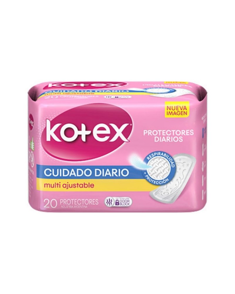 KOTEX - Protectores Diarios Largos x 20 Unidades