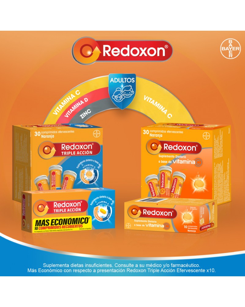 REDOXON - Triple Acción x 10 Comprimidos