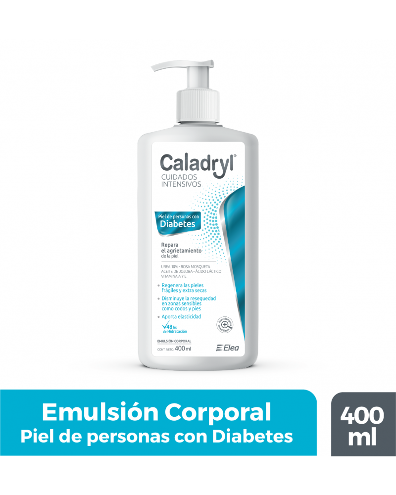 CALADRYL - Cuidados Intensivos Piel Diabético Emulsión x 400 ml