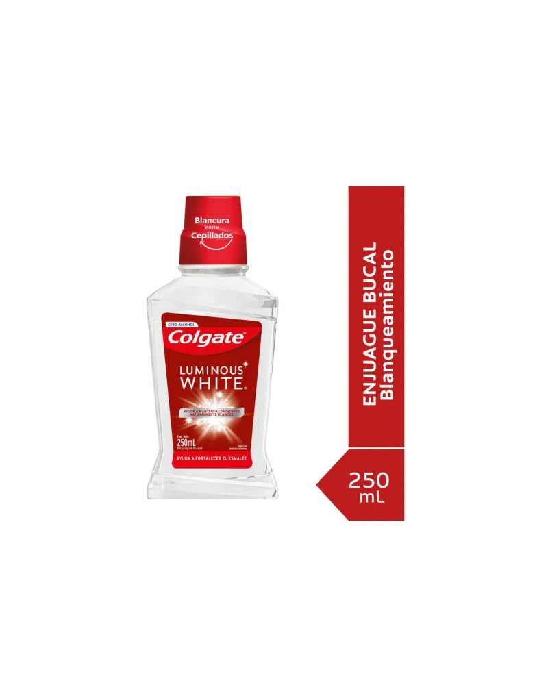 COLGATE - Enjuague Bucal Luminous x 250 ml