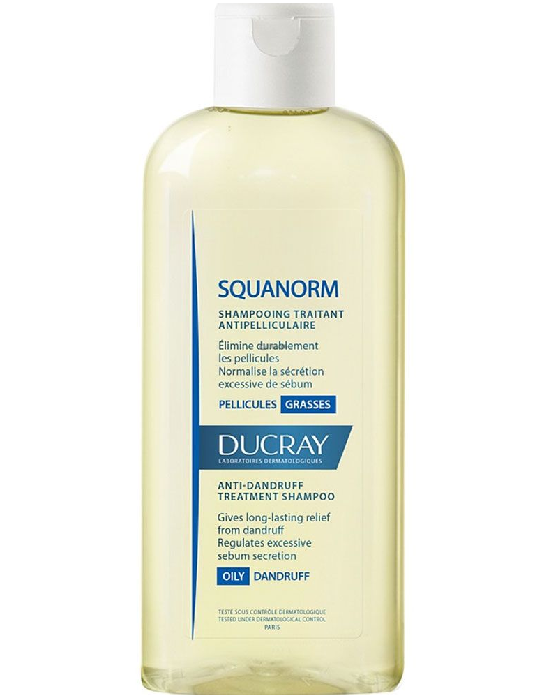 DUCRAY -Shampoo Squanorm Caspa Grasa x 200 ml